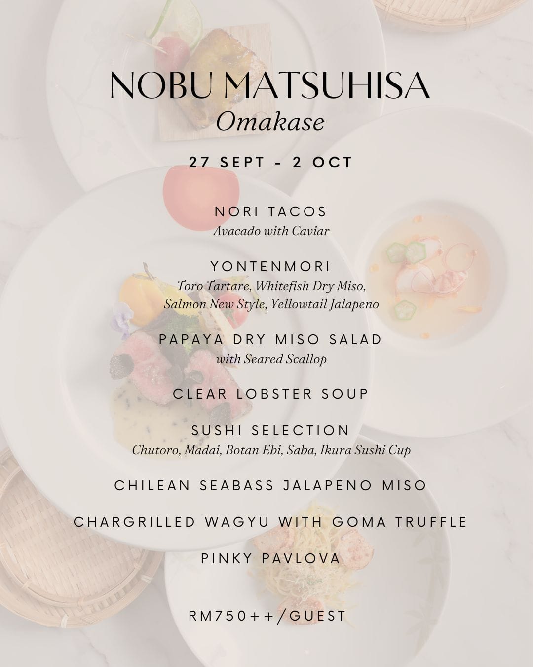 Nobu Matsuhisa Omakase menu - Harper's BAZAAR Malaysia Nobu Matsuhisa Omakase menu - Harper's BAZAAR Malaysia